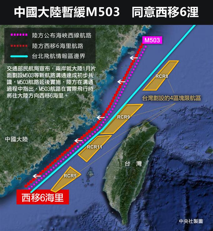 M503今早11時飛測 政院軍方：中方有通知 | 民報 PeopleNews
